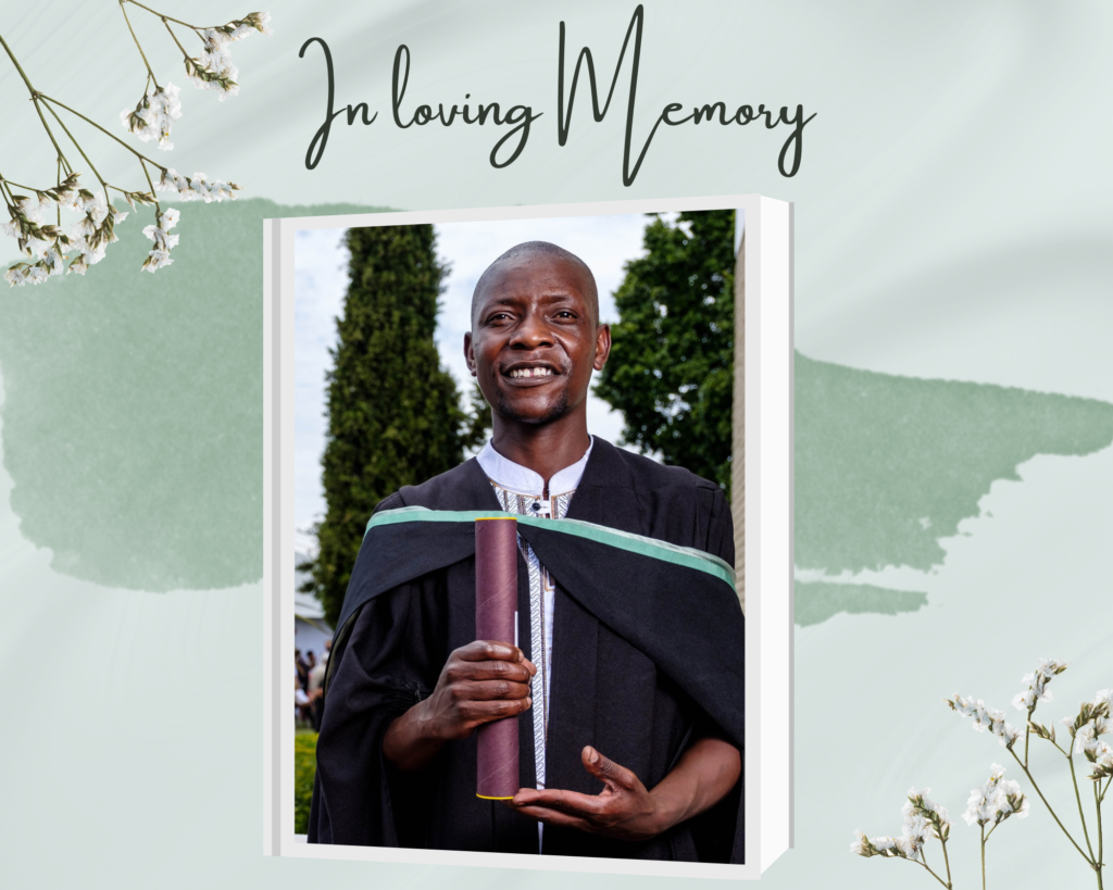 In Loving Memory of Noel — Canon Collins Trust